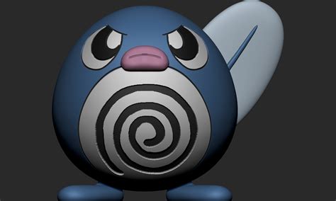 Pokemon Poliwag Poliwhirl Y Poliwrath Con 2 Poses Cada Uno Edream