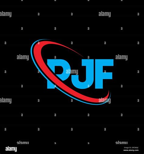 Pjf Logo Pjf Letter Pjf Letter Logo Design Initials Pjf Logo Linked With Circle And Uppercase