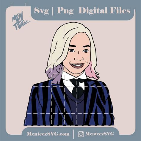 Enid Sinclair Wednesday Svg Merlina Halloween Svg Poison Svg Cricut