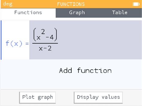 Graph Often Gives A Value For Fx When Its Actually Undefined · Issue 1667 · Numworksepsilon