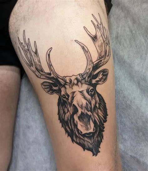 30 Best Moose Tattoo Ideas You Should Check