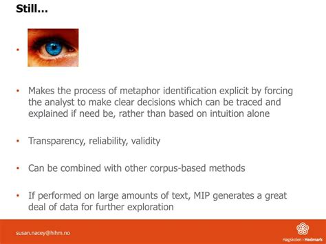 Ppt Introduction To The Metaphor Identification Procedure Mip