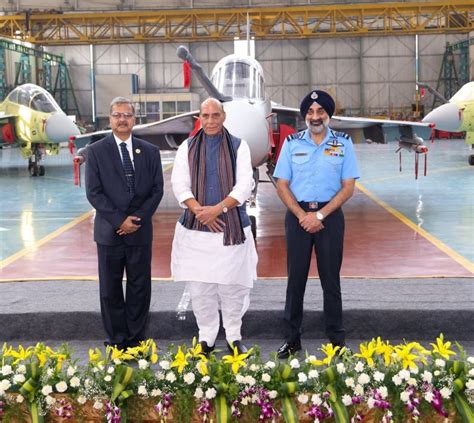 First Rear Fuselage For Lca Mk1a Manufactured By Indian Private Industry Handed Over To Hal