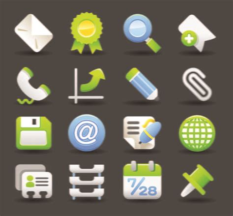 다양 한 사회 벡터 아이콘 설정 Eps Uidownload