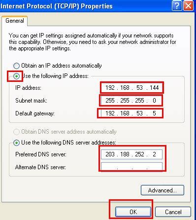 Set Or Change IP Address Technique In Windows OS