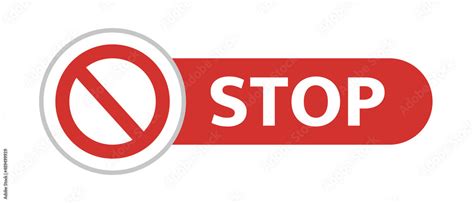 Stop Sign And Stop Logo Vector Stock Vector Adobe Stock