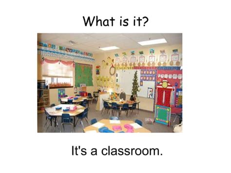 Classroom Objects Ppt