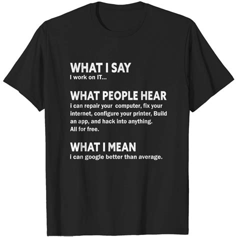 Funny Nerds Computer And It Tech Programmer Developer Geek T Shirt Sold