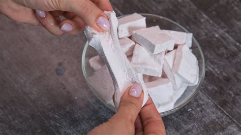 Всего 3 ингредиента МАРШМЕЛЛОУ Рецепт в домашних условиях Мягкие и пружинистые зефирки Youtube