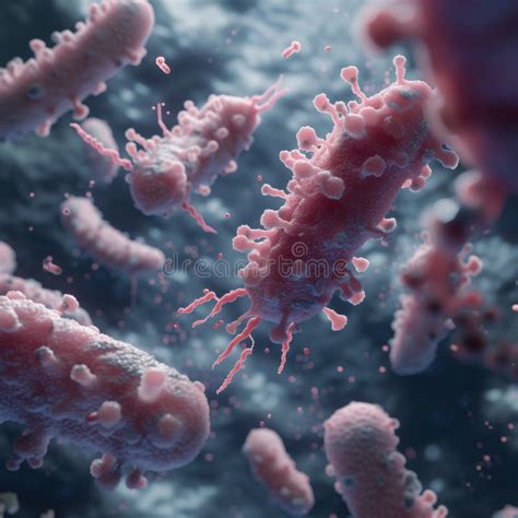 Illustration Of Viruses Interacting With Human Cells Stock Illustration Illustration Of Health