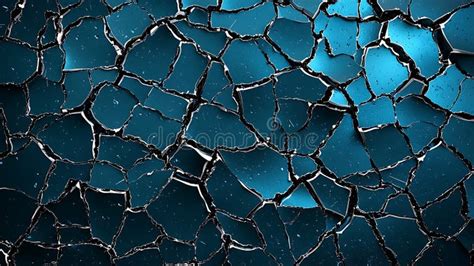 Fracture Patterns In Composite Materials Under Stress Stock Illustration Illustration Of