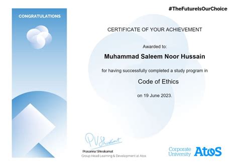 Muhammad Saleem On Linkedin Code Of Ethics On 19 June 2023