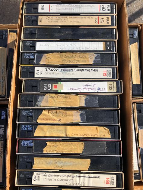 Types Of Vhs Tapes