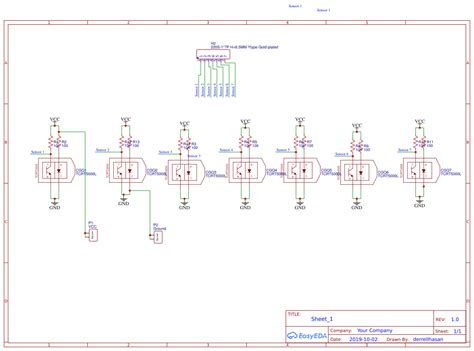 line follower sensor oshwlab