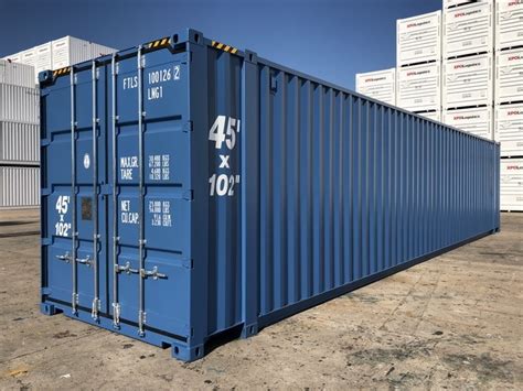 Iso 45 Ft Euro High Cube Pallet Wide Shipping Container Storage Tanks Pallet Wide And Storage