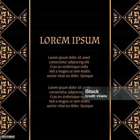 고급 배경 벡터입니다 황금 타일 크리스마스 또는 새 해 파티에 대 한 로얄 패턴입니다 동양 디자인 Ramadan Kareem에 대한 스톡 벡터 아트 및 기타 이미지 Istock