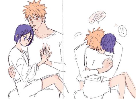 Bleach Rukia And Ichigo Hug