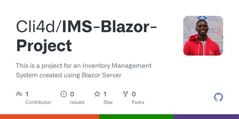 Github Cli4dims Blazor Project This Is A Project For An Inventory Management System Created