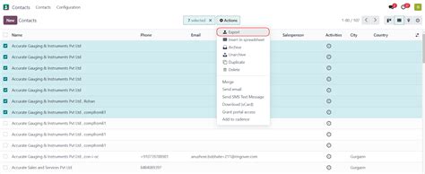 how to export csv and xlsx file from odoo ringover help center