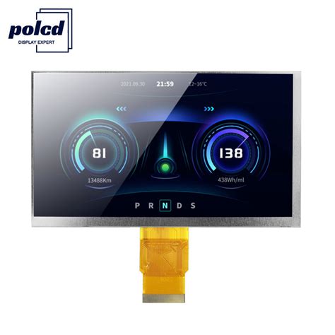 Polcd ISO Nits Inch Touch Tft Lcd RGB Bit X Lcd Display