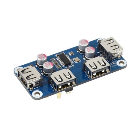 Hub Hat Usb 2 0 4 Port B For Raspberry Pi Waveshare 20317 Kamami On Line Store