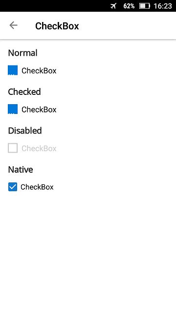checkbox selection is appearing incorrectly · issue 80 · unoplatform