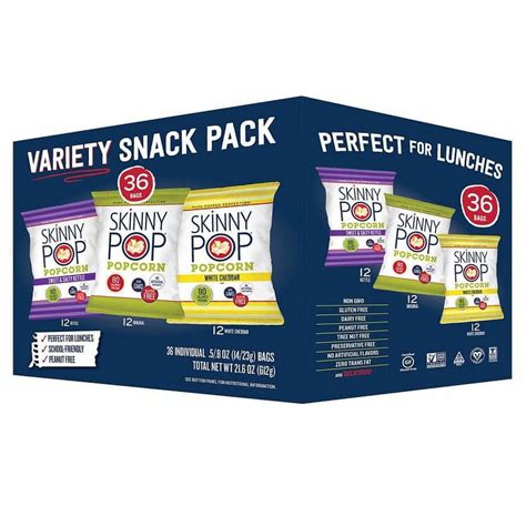 Skinnypop Variety Pack 36 Ct