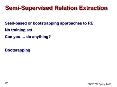 Ppt Advanced Relation Extraction Techniques A Comprehensive Overview