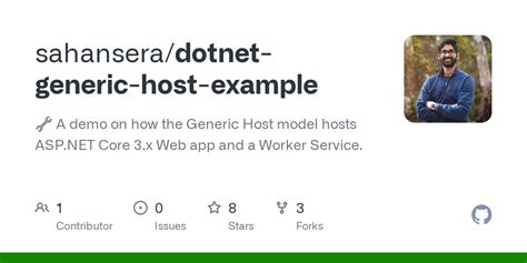 Github Sahanseradotnet Generic Host Example 🔧 A Demo On How The