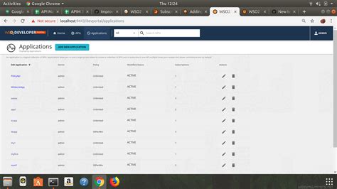 Devportal Applications Are Not In Order Issue Wso Product Apim GitHub
