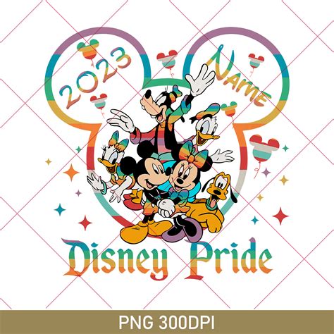 Mickey And Friends Lgbt Pride Png Disney Pride Png Disney Inspire