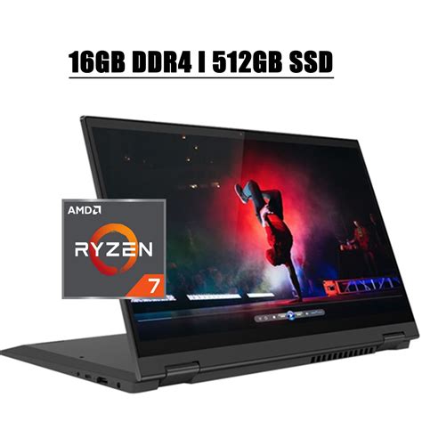 Lenovo Flex In Premium Laptop I Fhd Ips Touchscreen Display I Amd Hexa Core Ryzen