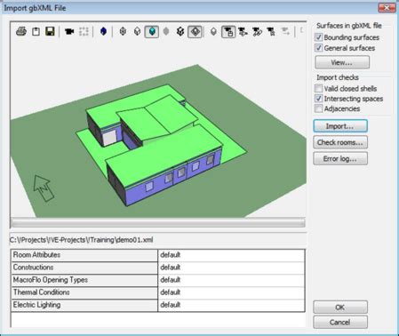 Import GbXML File