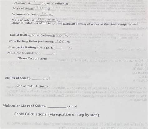 solved initial boiling point solvent 100∘c new boiling