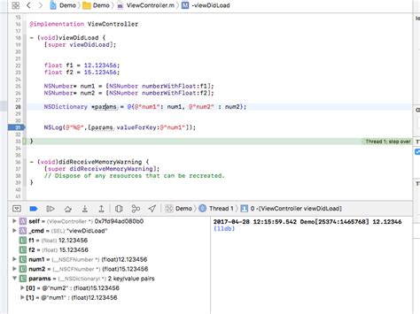 Ios Add Float Value In Dictionary In Number Format In Objective C