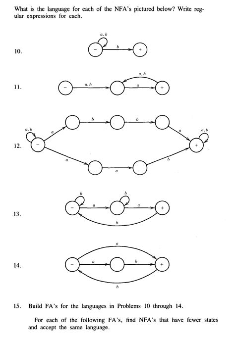 Solved What Is The Language For Each Of The NFA S Pictured Chegg Com