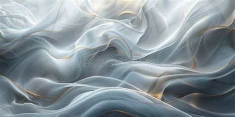 Abstract Flowing Waves Background With A Soft Pastel Color Palette And Textured Elements Stock