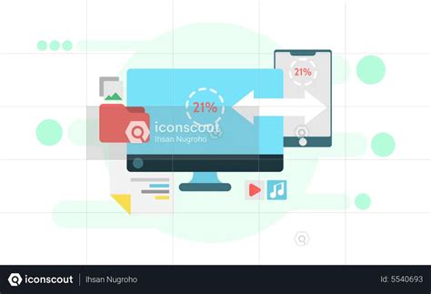 best premium cross platform data transfer illustration download in png