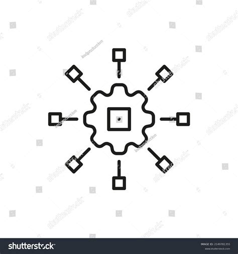 Framework Icon Frameworks Outline On White Stock Illustration Shutterstock