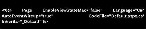 Validation Of Viewstate Mac Failed Aspnet Resolved