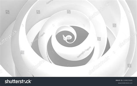 Rendered Simple3d Scene Modified Spiral Object Stock Illustration