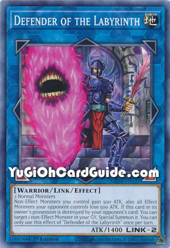 Defender Of The Labyrinth Yu Gi Oh