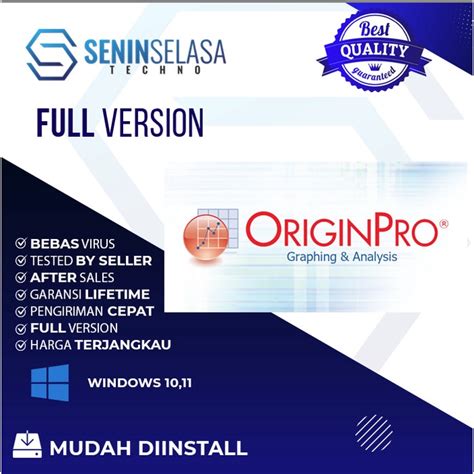Jual Software Analisis Data Ilmiah Originpro 2022 [win] Shopee Indonesia