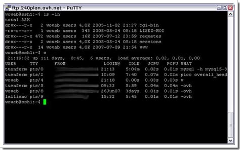 Se Connecter à Votre Hébergement Mutualisé En Ssh Chez Ovh Woueb By
