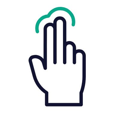 Tapping Fingers Outline Wired Lordicon