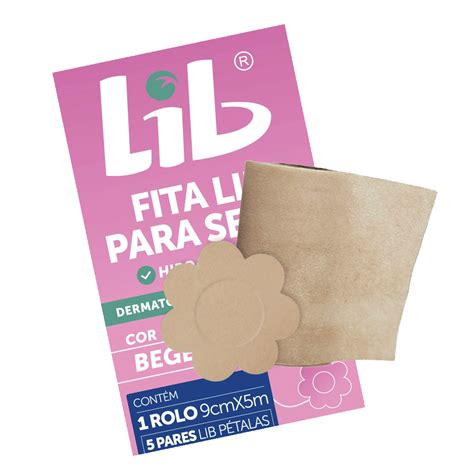 fita para seios lib liberdade e sustentação para seus seios