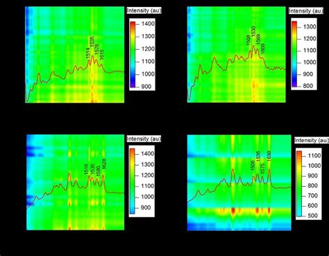8 Two Dimensional 2 D Distribution Raman Spectrum Of Fmn At Ph 3 And