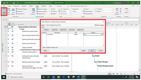 Automating MS Project For Non Techies