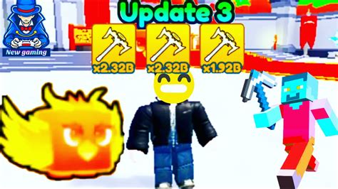 [ Secrets ] Pickaxe Mining Simulator Update 3 Roblox Gameplay New Gaming 23 Youtube