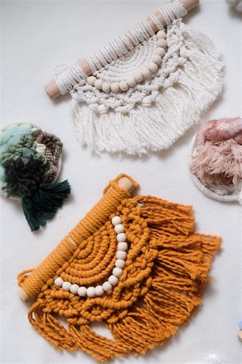 Half Moon Macrame Mini Hobbies Toys Stationery Craft Handmade Craft On Carousell